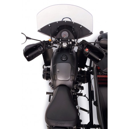 Windshield Metal fairing, black glossy