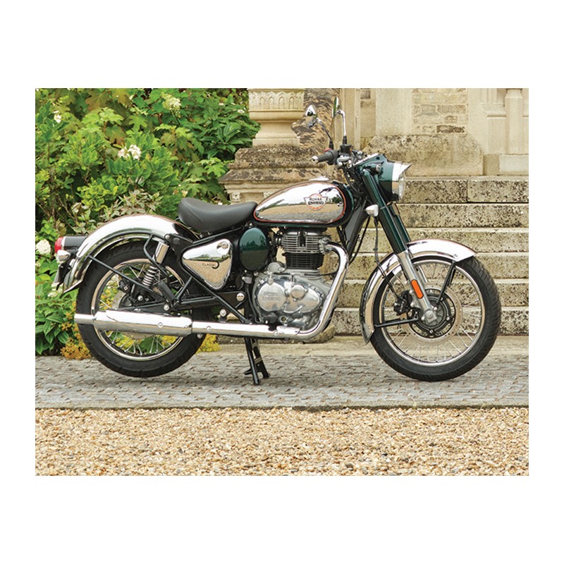 Classic 350 Chrome Emerald Green