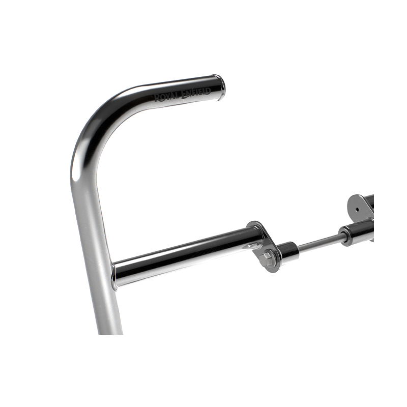 LARGE ENGINE GUARDS, SILVER Interceptor/Continental/Bear 650