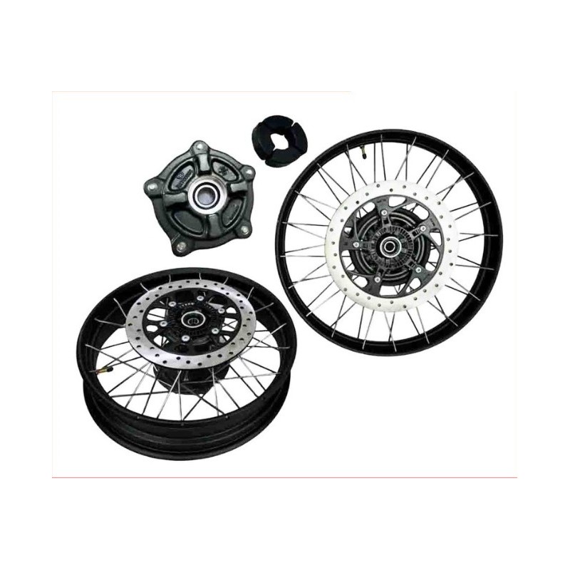 BLACK TUBELESS SPOKED WHEELS Himalayan 450